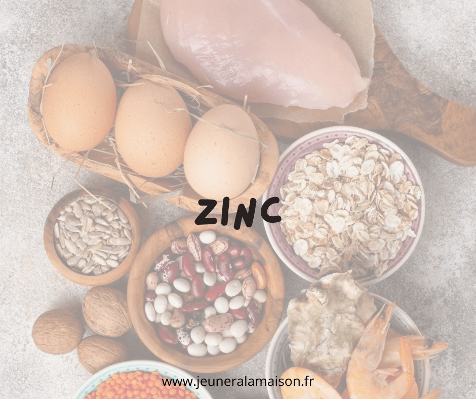 Zinc - Jeûner à la maison